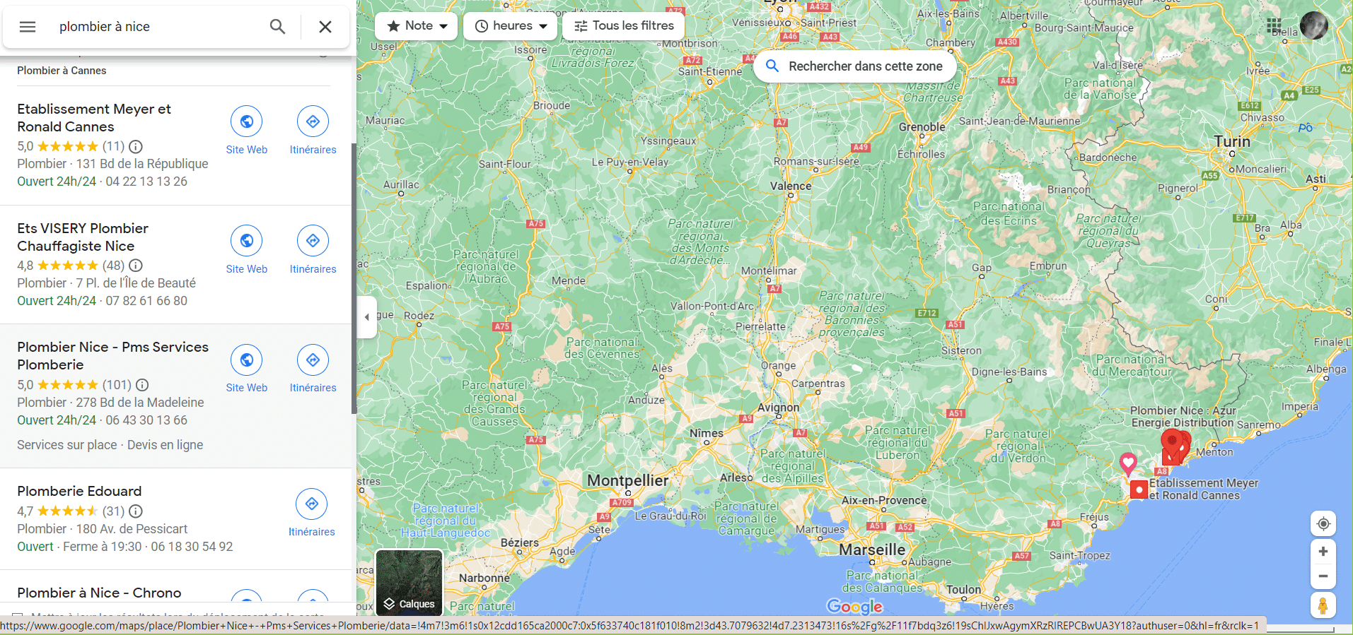 Différences entre Local Finder et Google Maps - Trouvez vos ...